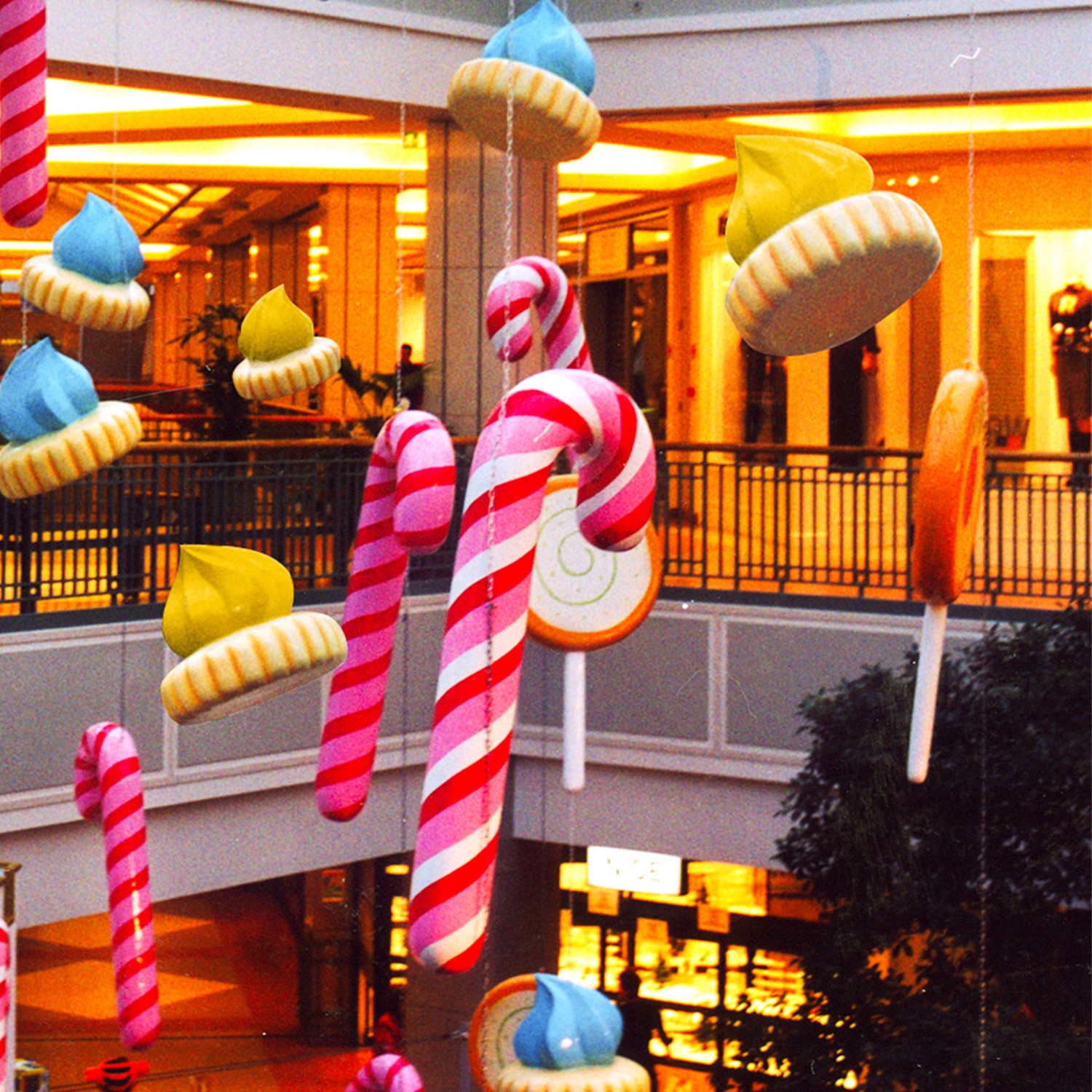 Candy stick "Roxwell" - pink - 55 x 25 x 10 cm | Roxwell : Globall Concept