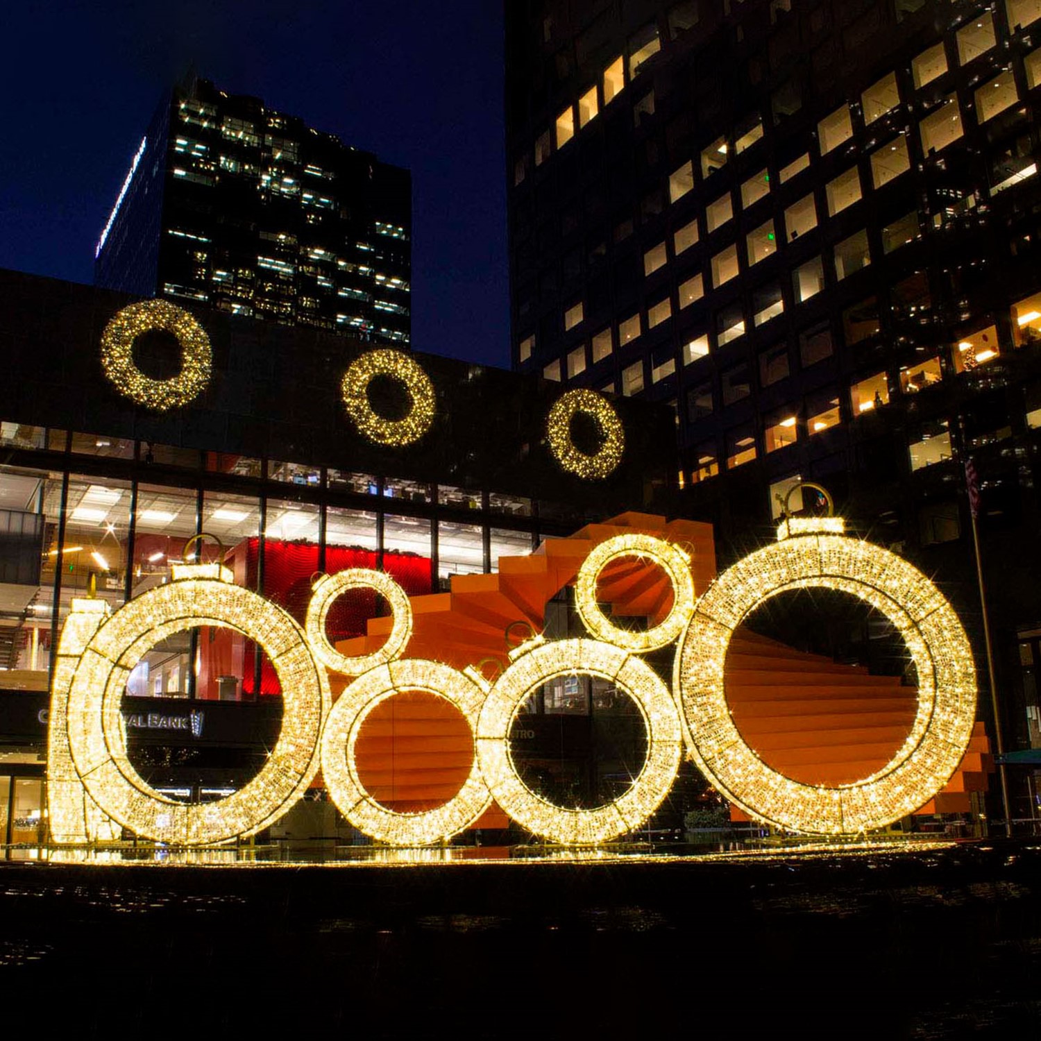 Anneau lumineux "Waterloo" - leds blanc chaud - 235 x 200 x 30 cm - 24V ...